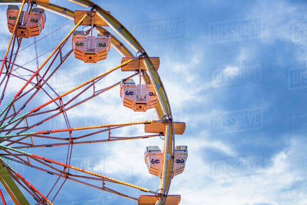 Ferris wheel in amusement park - Stock Photo - Dissolve