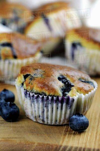 Blueberry muffins - Royalty-free Stock Photo | Dissolve