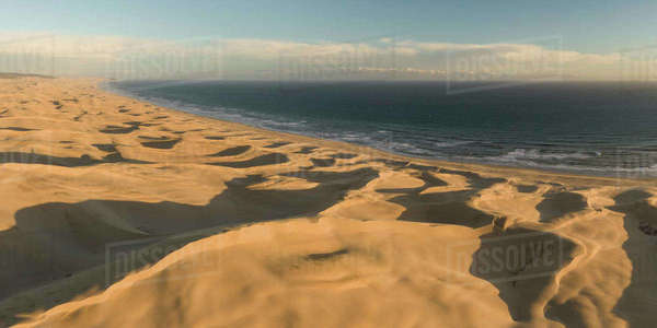 Aerial view of Sand Dunes, Addo Elephant National Park, Eastern Cape, South Africa, Africa ...