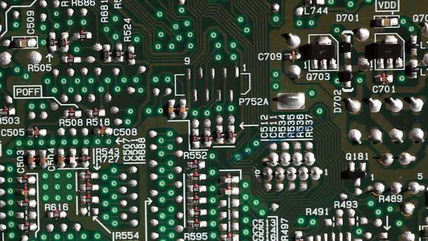 Panning circuit board - Stock Video Footage - Dissolve