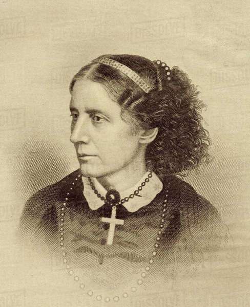 Harriet Beecher Stowe, 1811-1896. American Writer And Abolitionist. From The Book The ...