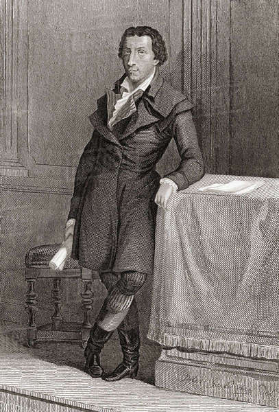 Jacques Pierre Brissot, 1754 – 1793, who assumed the name of de ...