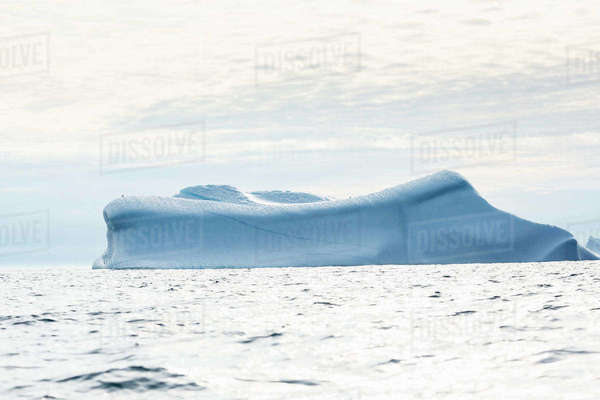 Majestic iceberg formation on Atlantic Ocean Greenland - Royalty-free ...