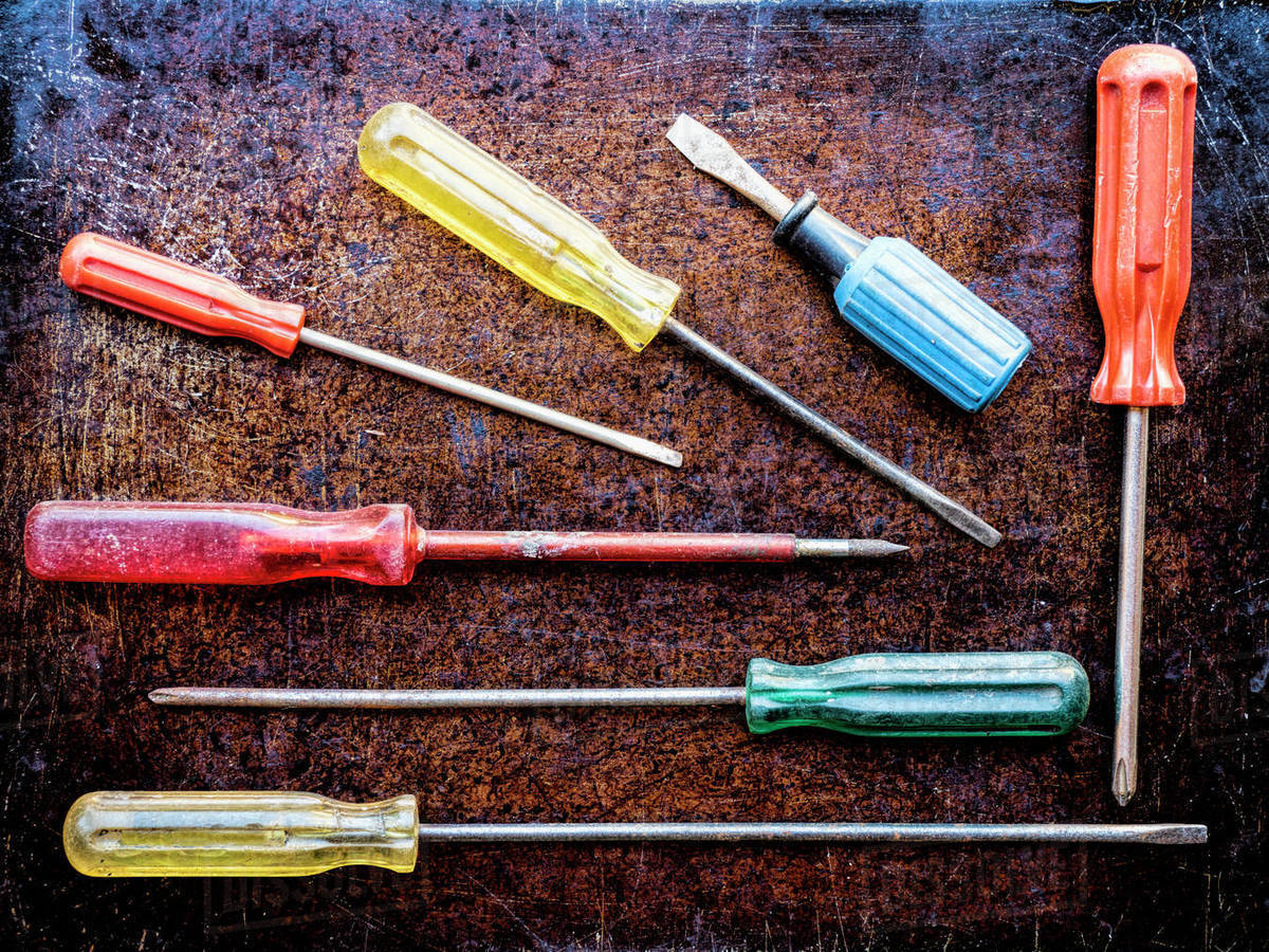 Variety of screwdrivers - Royalty-free Stock Photo | Dissolve