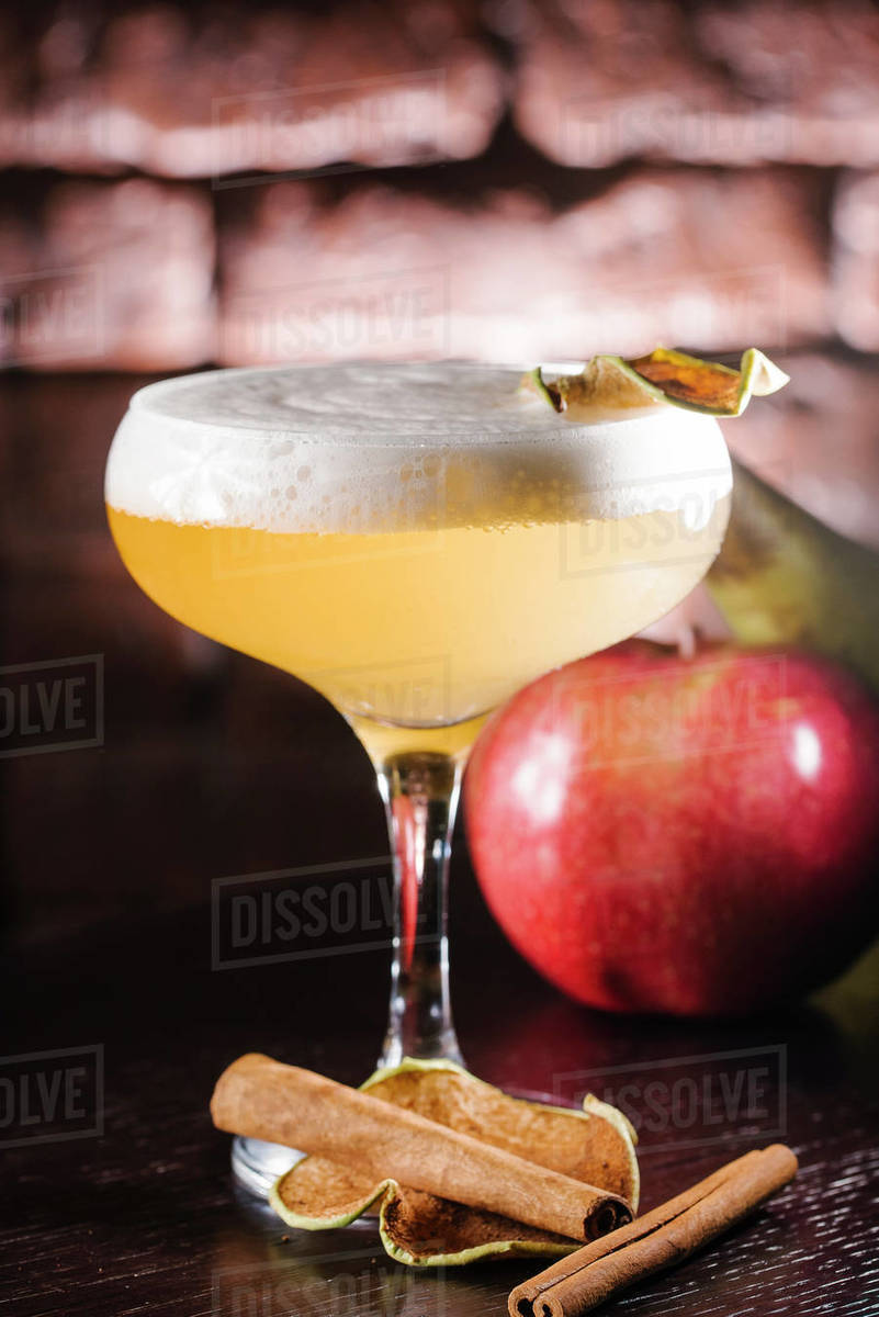 Cocktail with cinnamon - Royalty-free Stock Photo | Dissolve