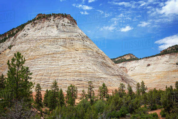 Checkerboard Mesa, Mountains - Stock Photo - Dissolve