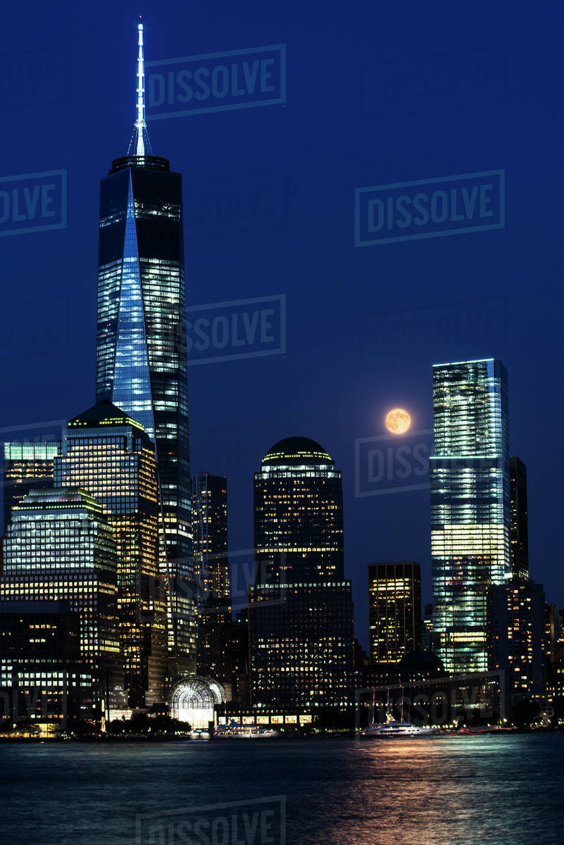 Cityscape at night - Stock Photo - Dissolve