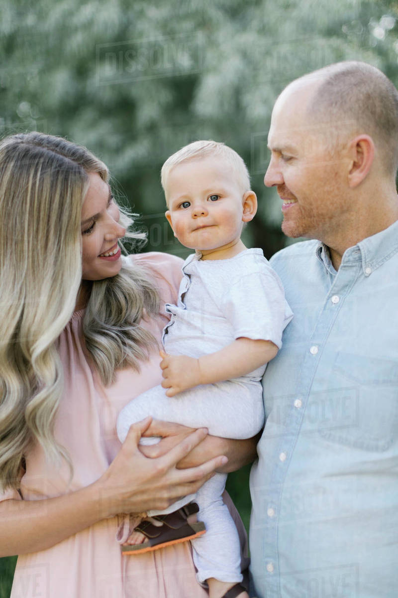 Baby boy with his parents - Royalty-free Stock Photo | Dissolve
