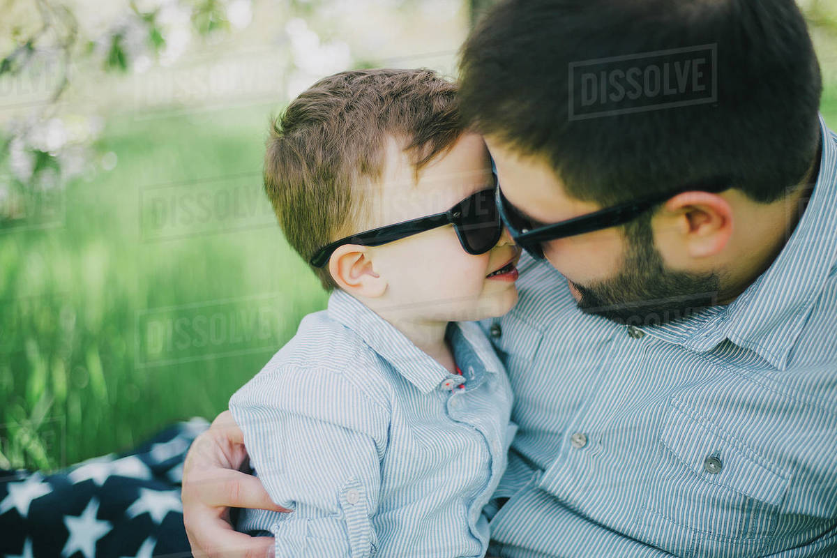Father with son bonding - Royalty-free Stock Photo | Dissolve