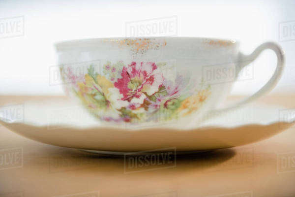 Studio shot of tea cup - Stock Photo - Dissolve
