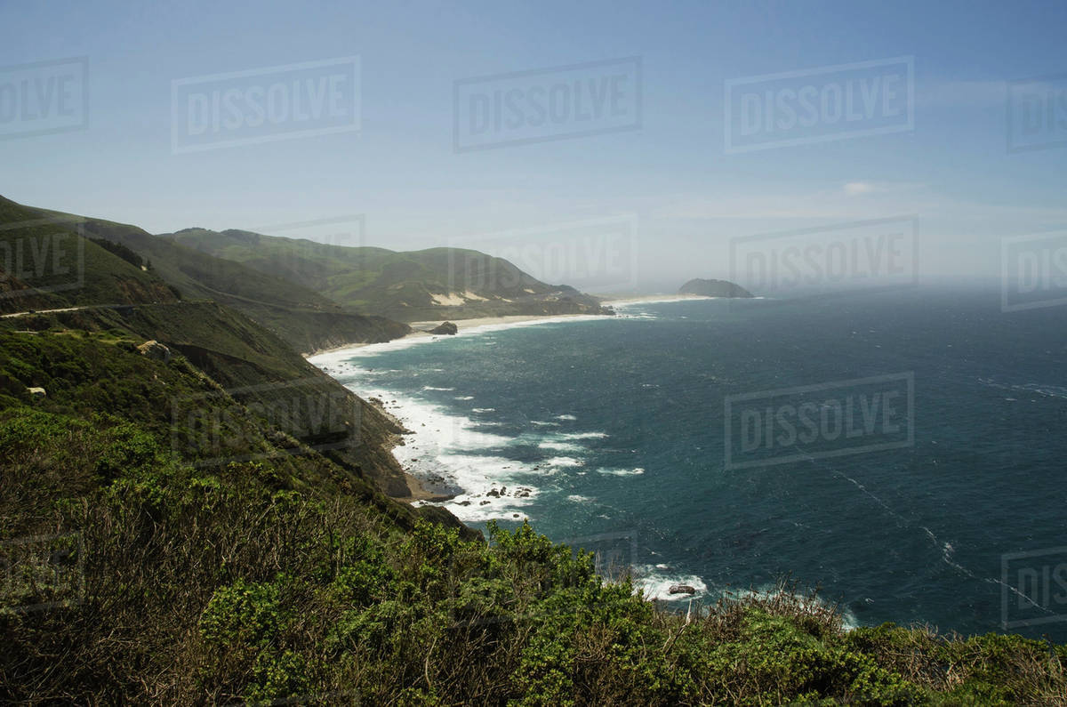 View of coastline - Stock Photo - Dissolve