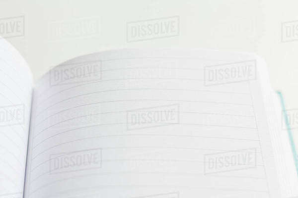 Open and empty journal - Royalty-free Stock Photo | Dissolve