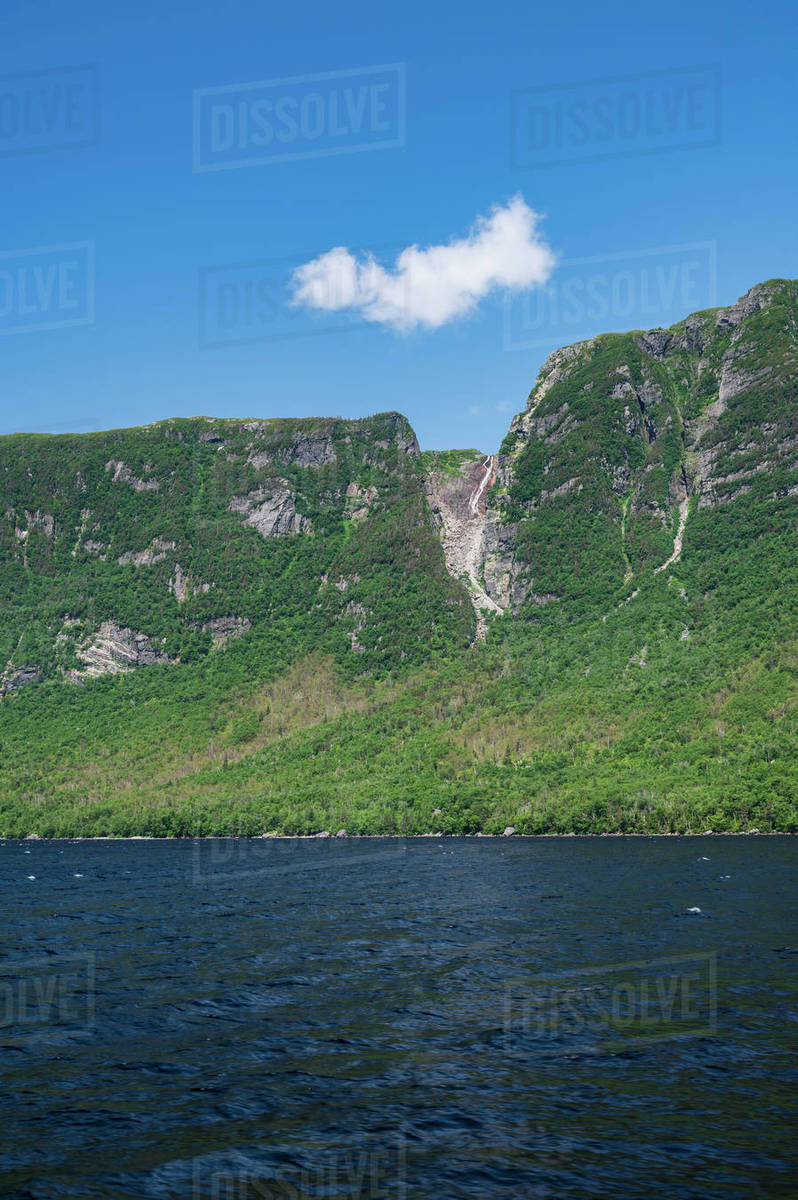 Canada, Labrador, Newfoundland, Western Brook Pond, Western Brook Pond ...