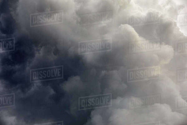 Dramatic gray storm clouds on sky - Royalty-free Stock Photo | Dissolve