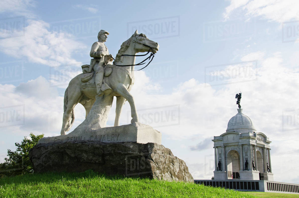 USA, Pensylvania, Gettysburg, 8th Pennsylvania Cavalry Regiment ...