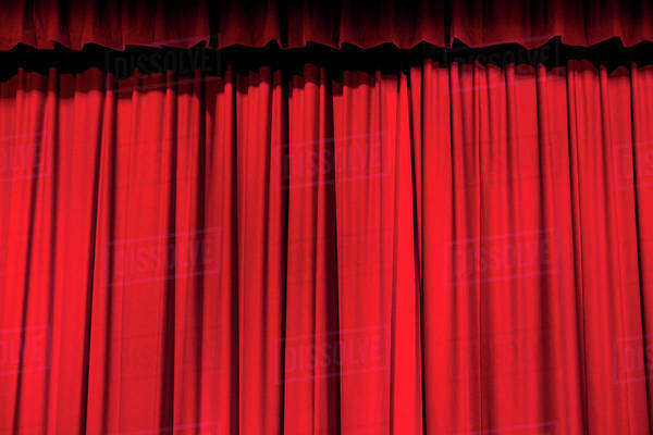 Red curtain - Royalty-free Stock Photo | Dissolve