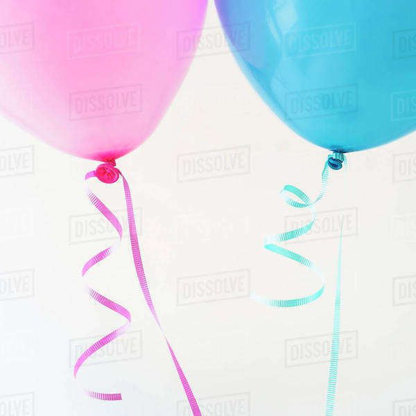 Studio shot of two balloons - Royalty-free Stock Photo | Dissolve