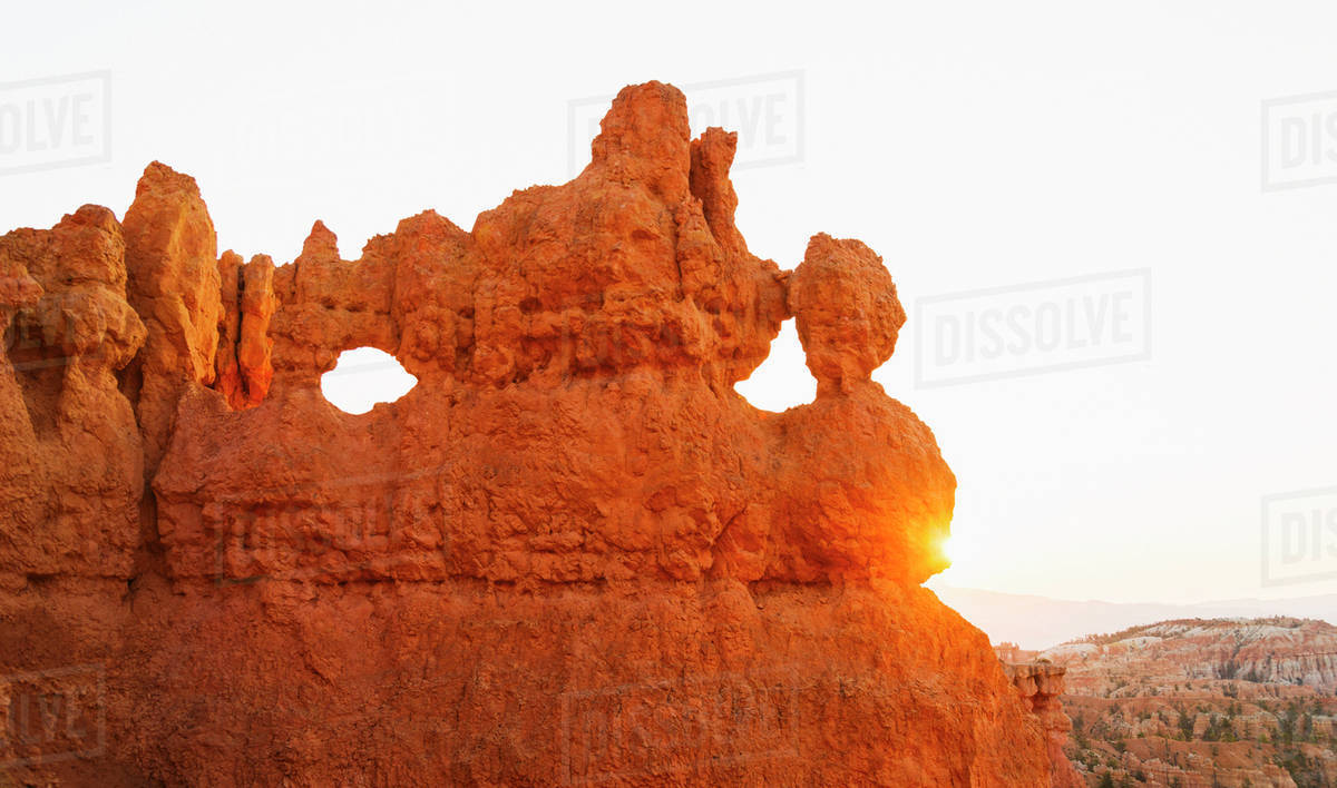 Rock formations at sunset - Royalty-free Stock Photo | Dissolve