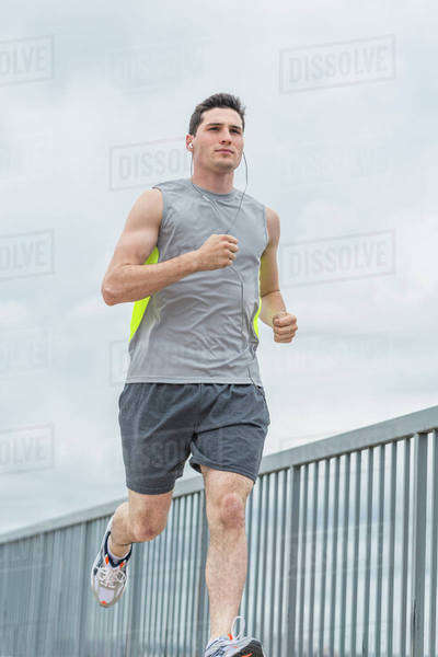 Man jogging - Stock Photo - Dissolve