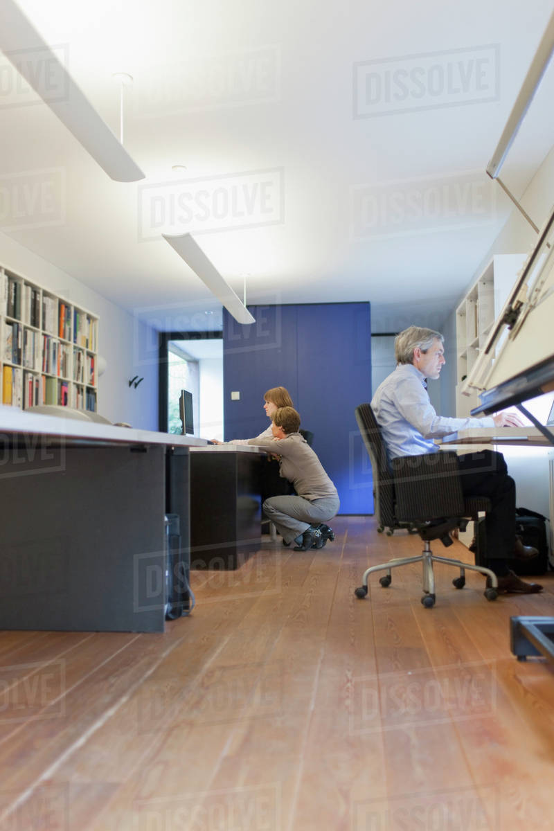 Employees of design agency at work - Royalty-free Stock Photo | Dissolve