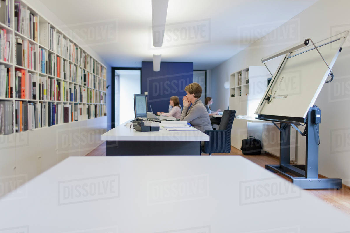 Employee of design agency at work - Royalty-free Stock Photo | Dissolve