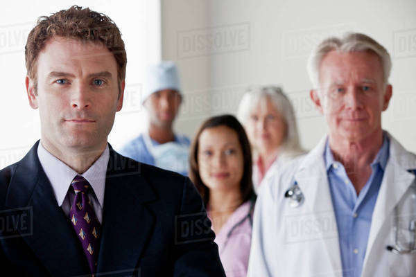 Five doctors - Stock Photo - Dissolve