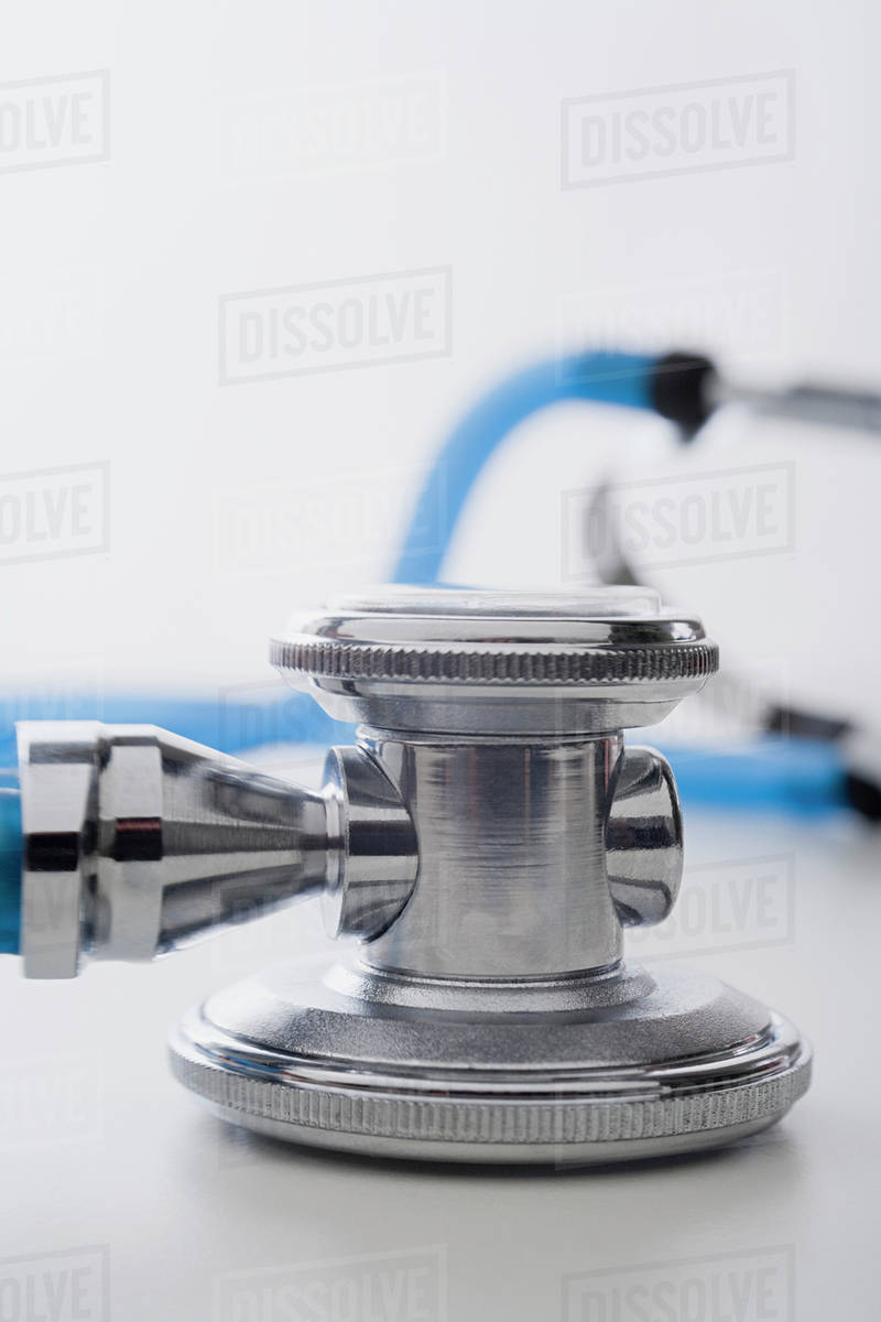 Close up of stethoscope, studio shot - Royalty-free Stock Photo | Dissolve