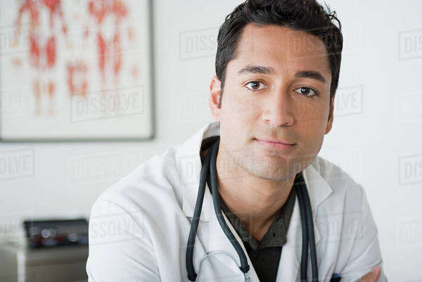 Portrait of male doctor - Stock Photo - Dissolve