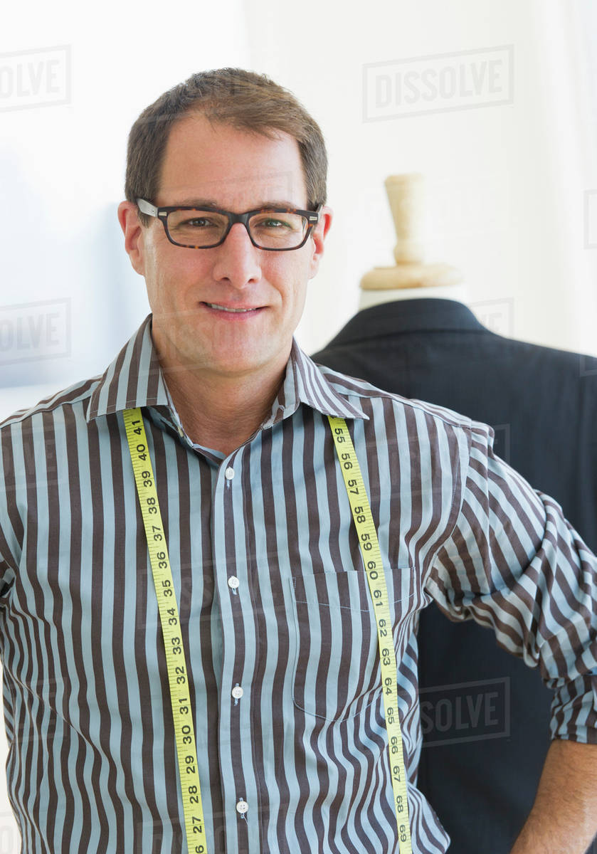 Portrait of tailor - Stock Photo - Dissolve