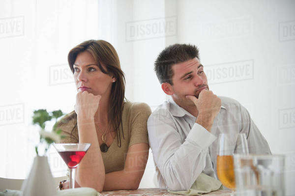 Couple having relationship problems - Stock Photo - Dissolve