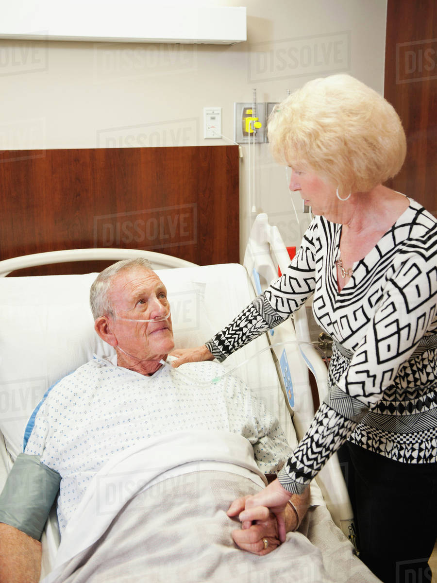 Senior people in hospital - Royalty-free Stock Photo | Dissolve