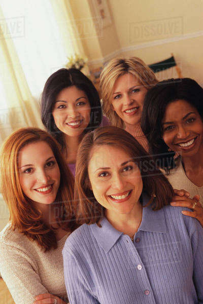 Portrait of a group of women - Royalty-free Stock Photo | Dissolve
