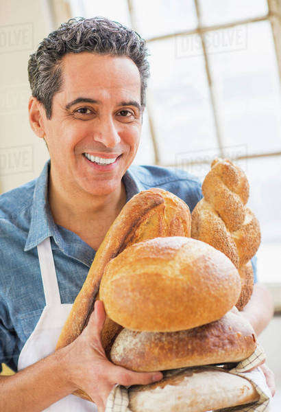 Portrait of baker - Royalty-free Stock Photo | Dissolve