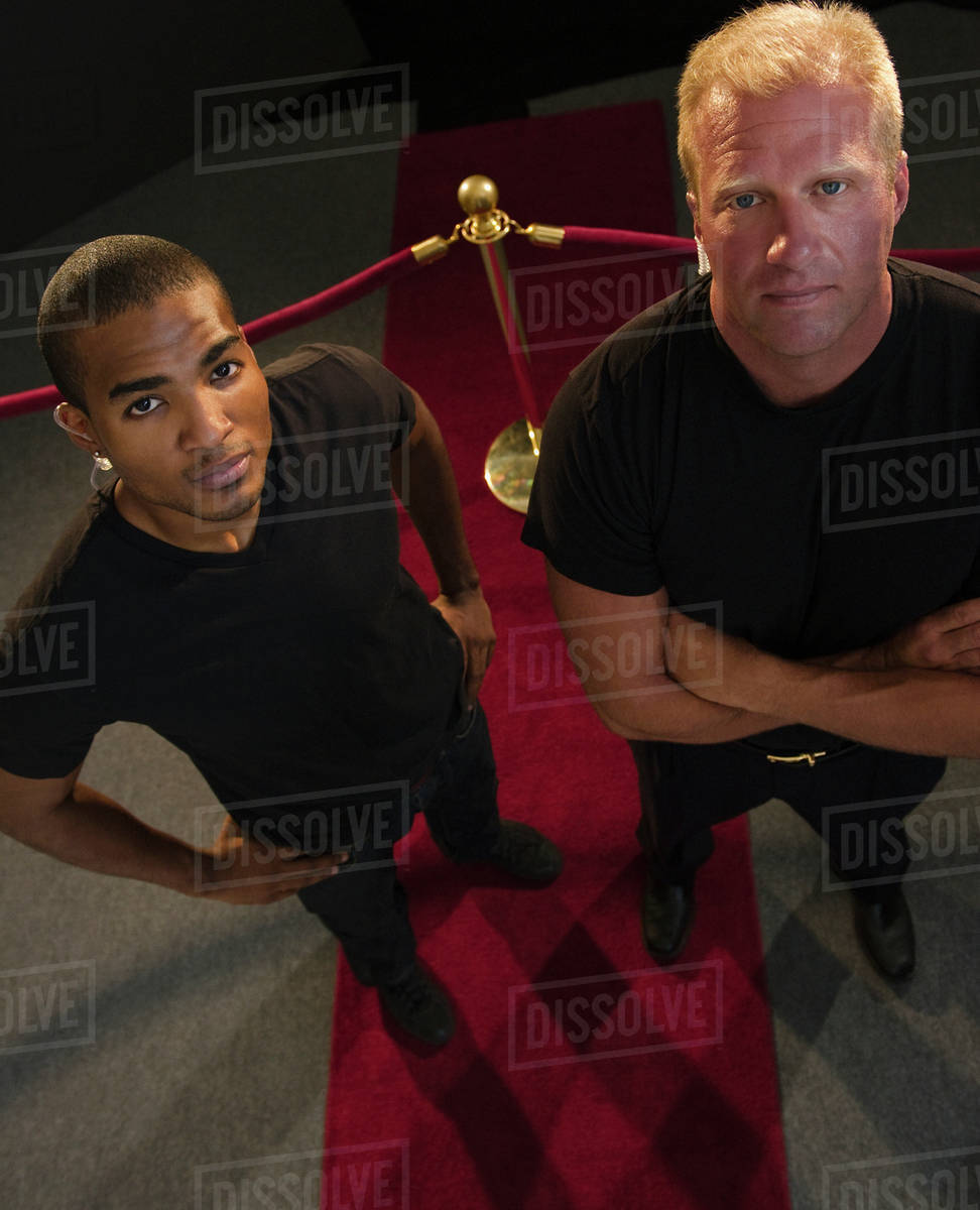 Bouncers at red carpet event - Royalty-free Stock Photo | Dissolve