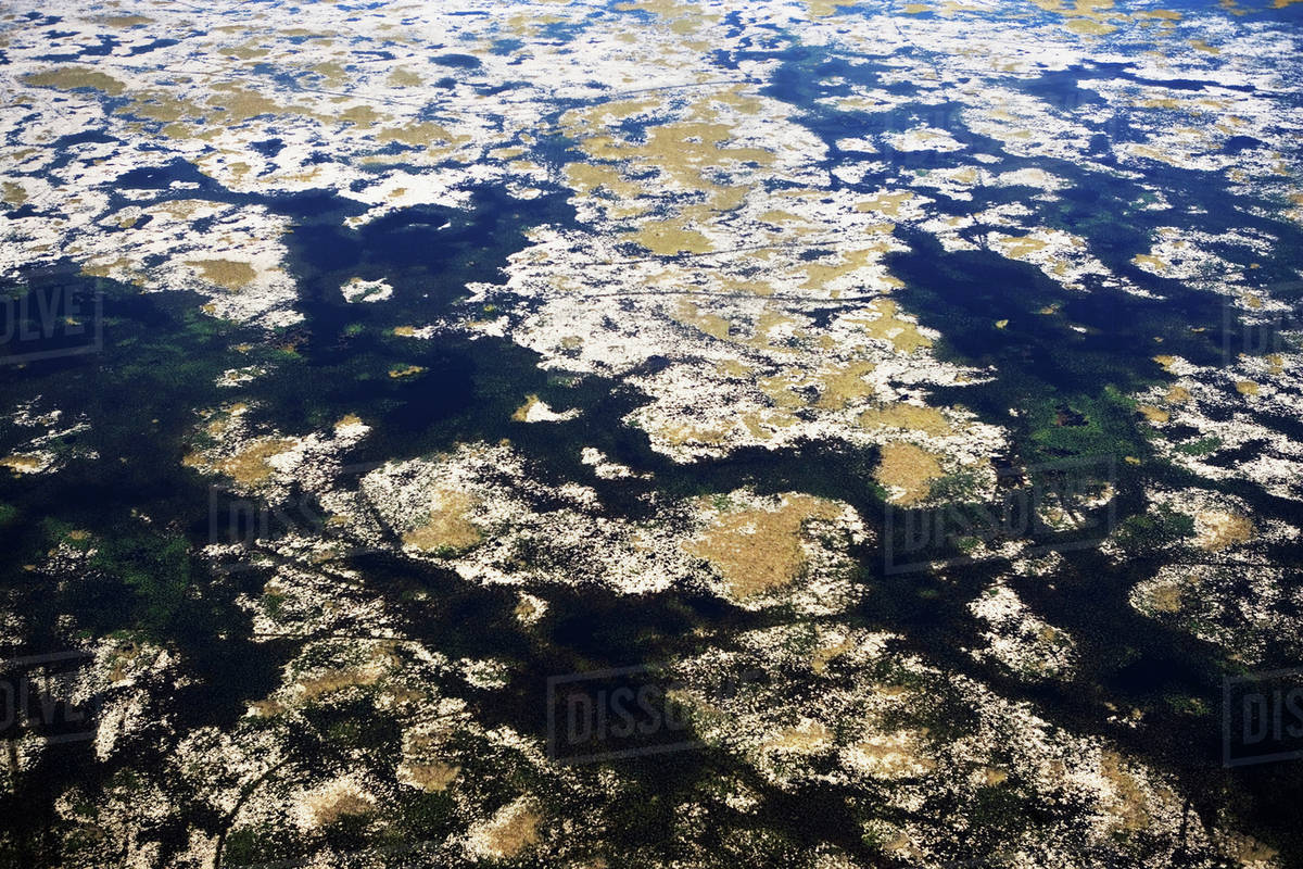 Aerial view of marsh - Royalty-free Stock Photo | Dissolve