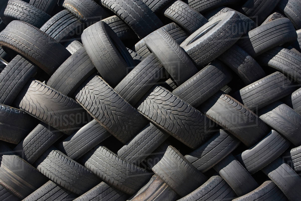 Pile of used tires - Royalty-free Stock Photo | Dissolve