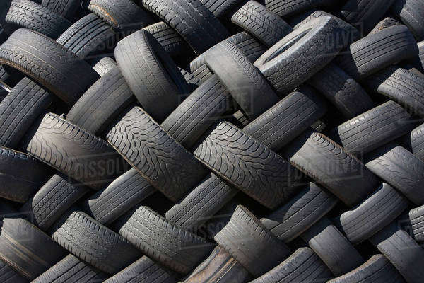 Pile of used tires - Royalty-free Stock Photo | Dissolve