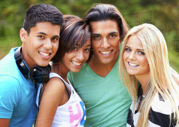 Portrait of friends - Royalty-free Stock Photo | Dissolve