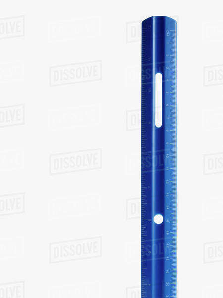 Blue ruler - Royalty-free Stock Photo | Dissolve