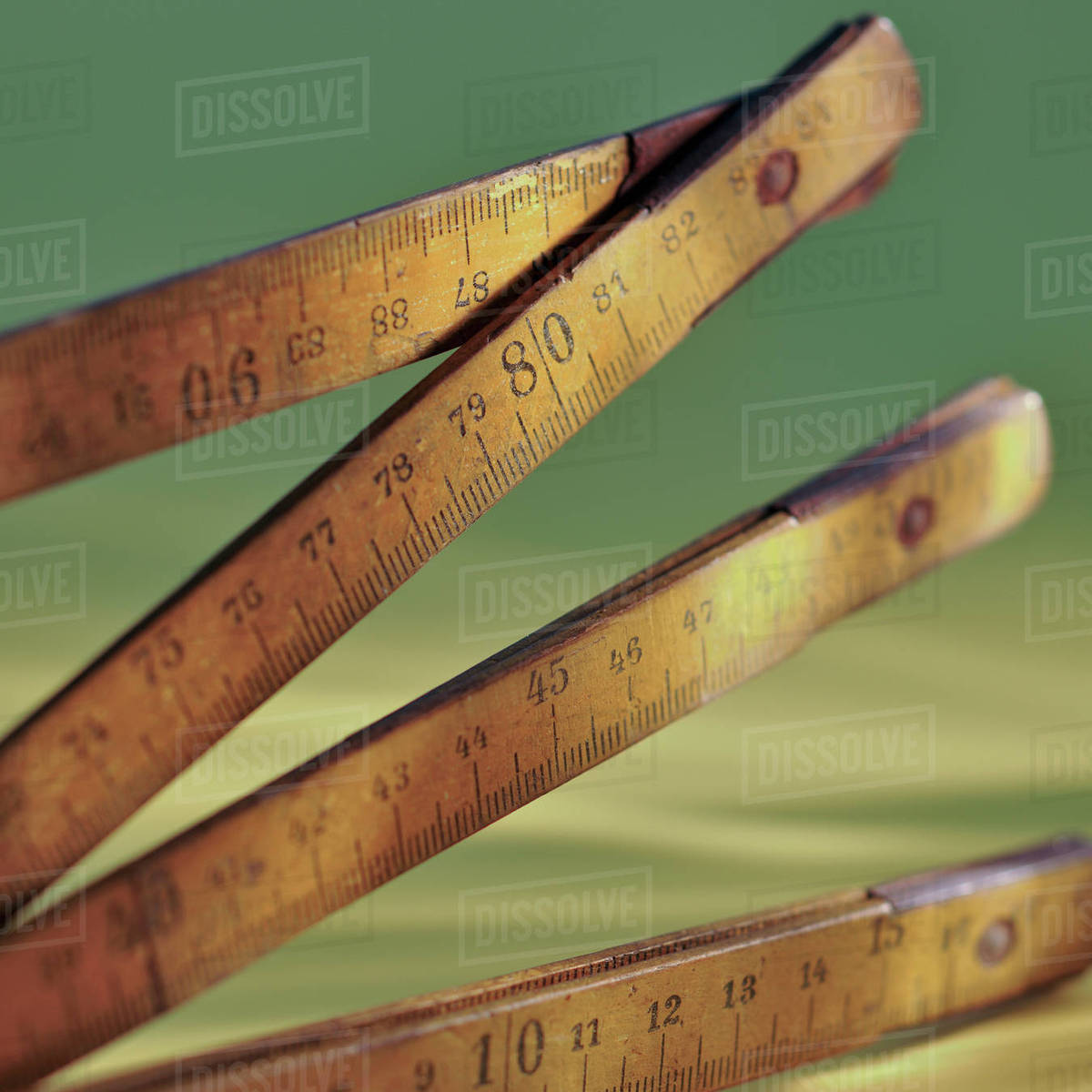 Wooden ruler - Stock Photo - Dissolve