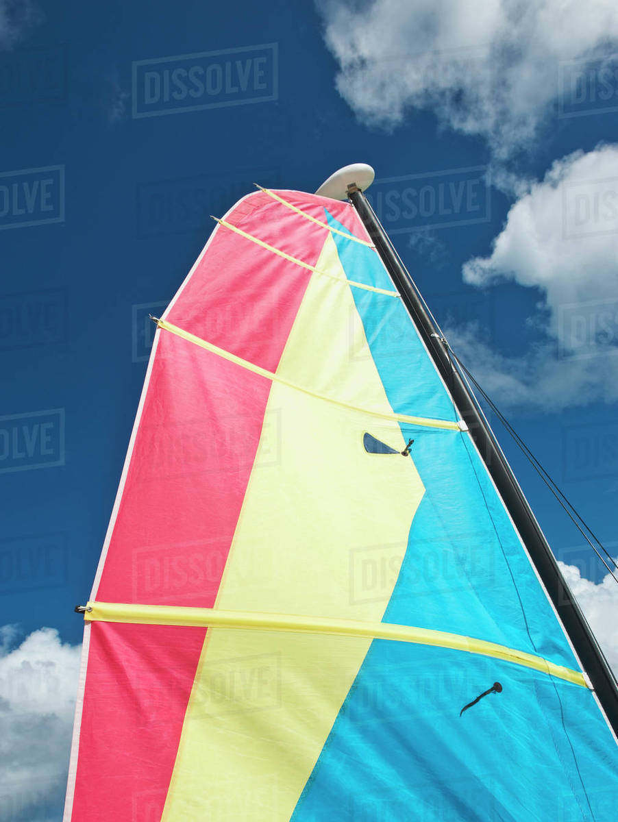 Colorful boat sail - Royalty-free Stock Photo | Dissolve