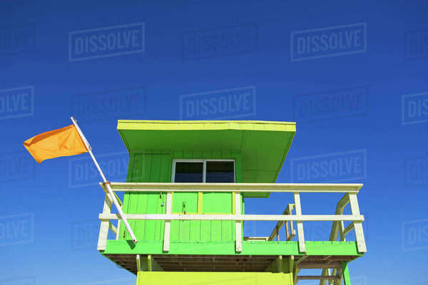 Lifeguard stand - Stock Photo - Dissolve