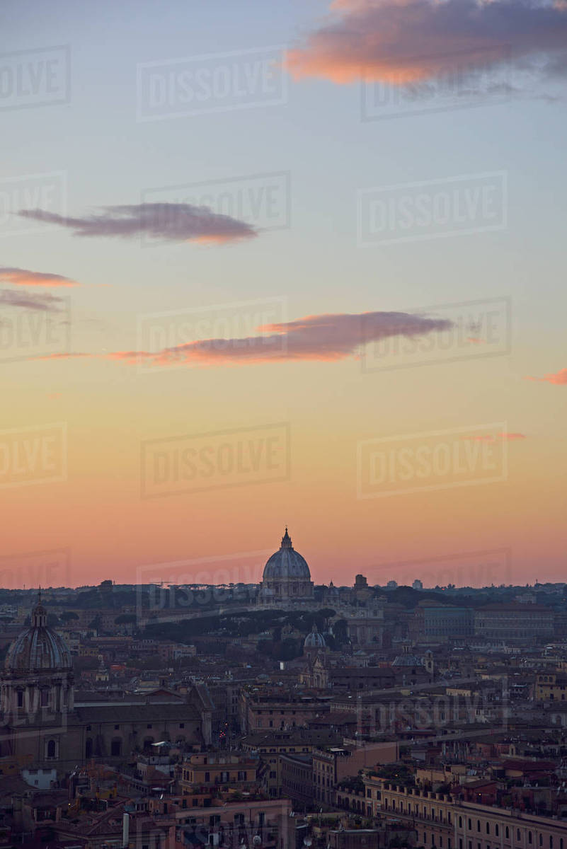 Cityscape at sunset - Royalty-free Stock Photo | Dissolve