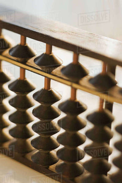 Close up of abacus - Royalty-free Stock Photo | Dissolve