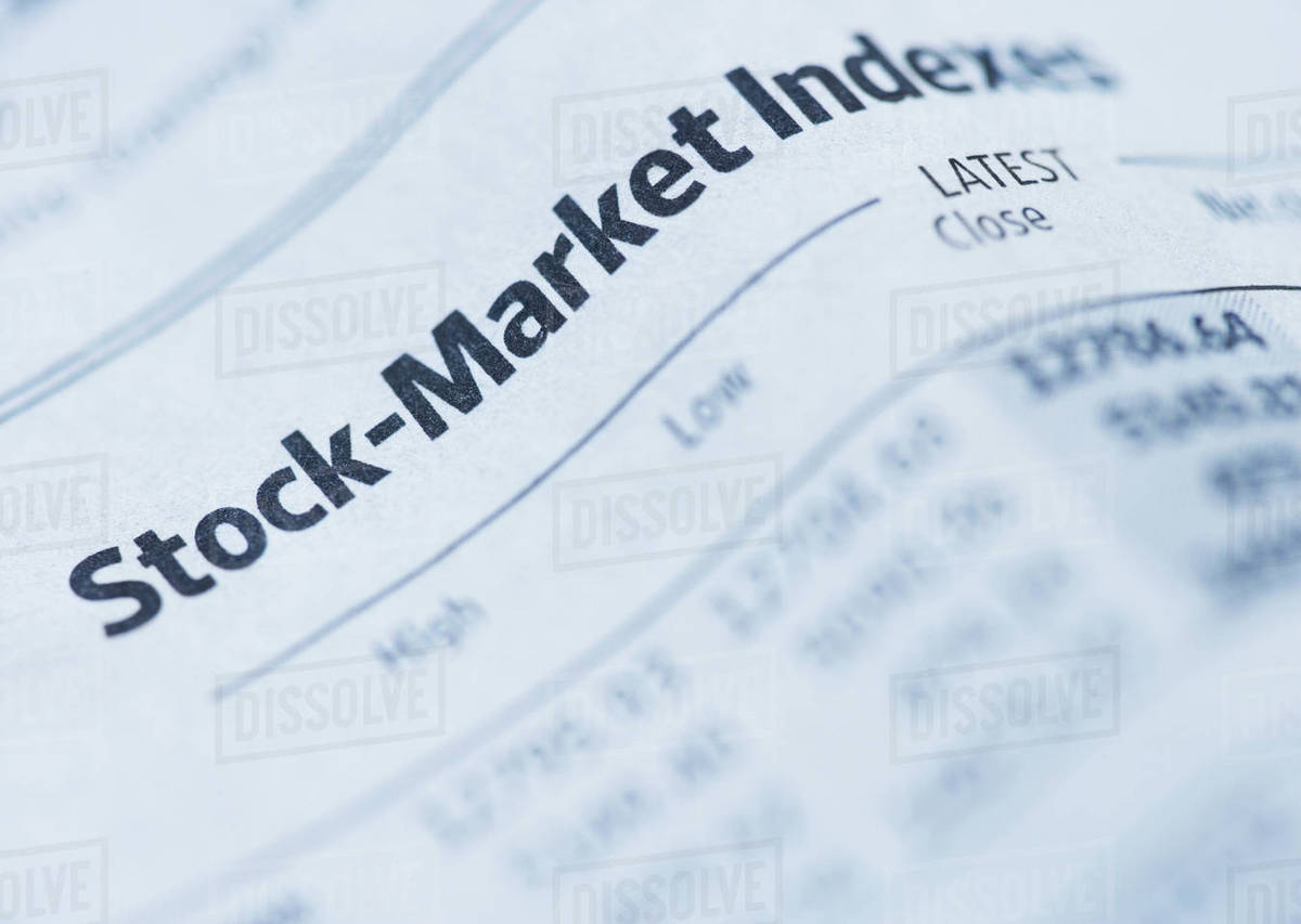 Close up of newspaper financial section - Royalty-free Stock Photo ...