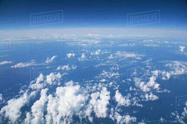 Aerial view of clouds - Royalty-free Stock Photo | Dissolve