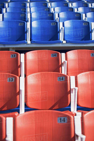 Numbered arena seating - Royalty-free Stock Photo | Dissolve