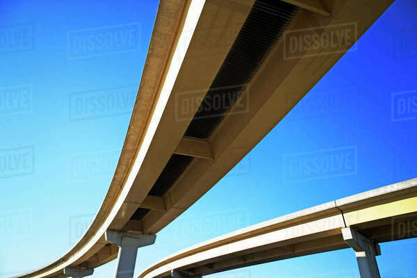 Low angle view of raised roadway - Royalty-free Stock Photo | Dissolve