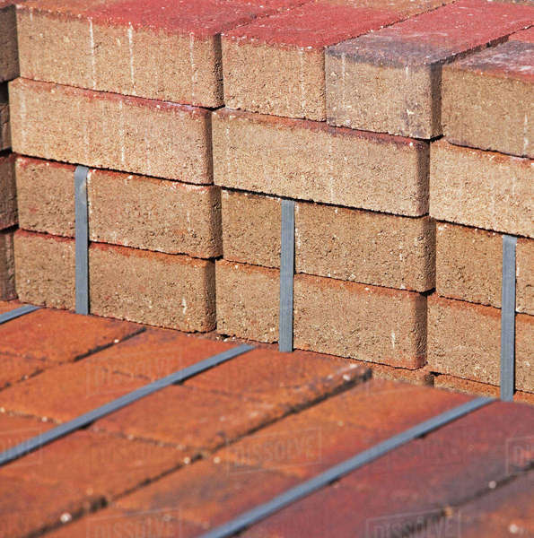 Stacks of bricks - Royalty-free Stock Photo | Dissolve