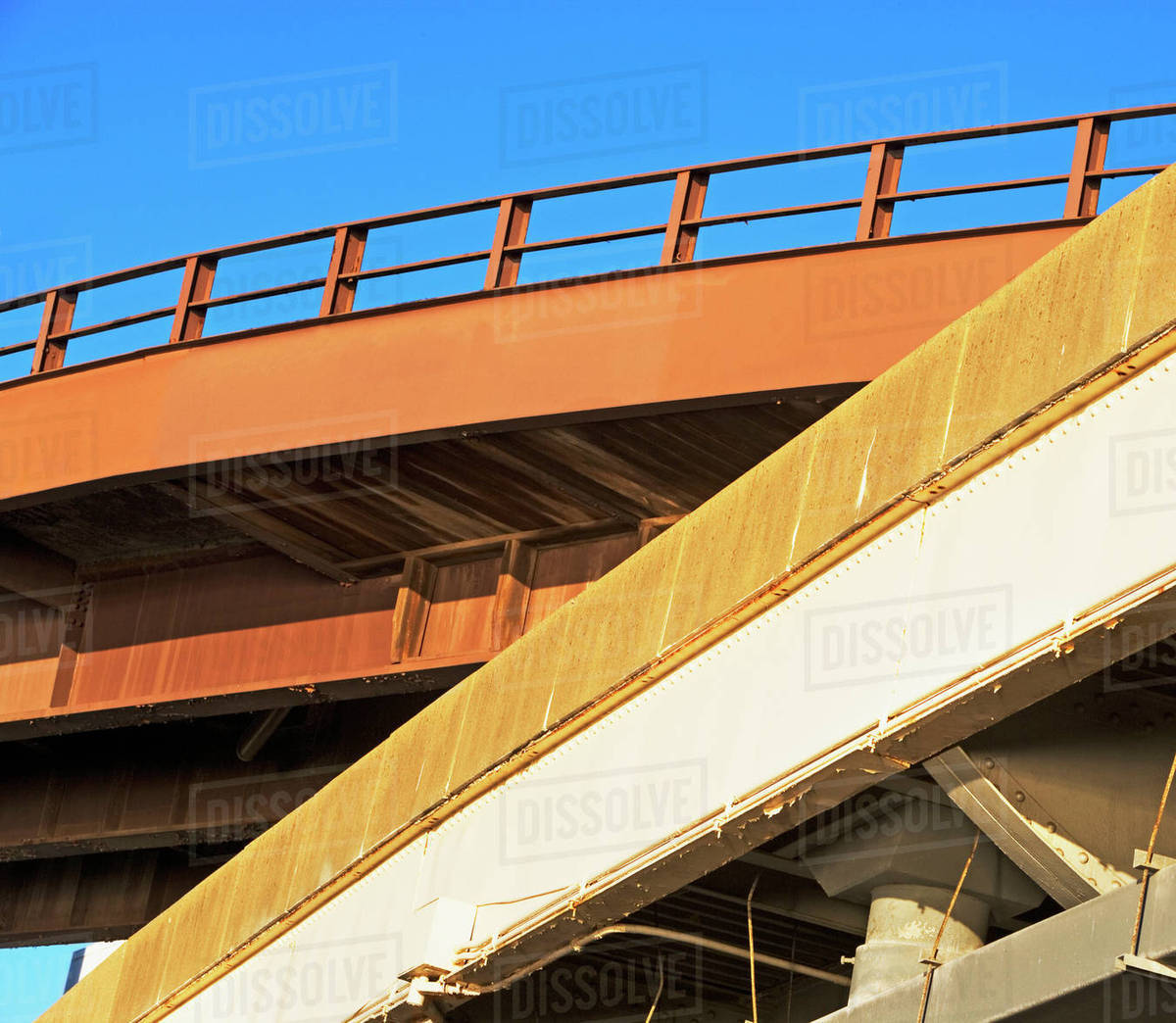 Highway overpass, roadway - Royalty-free Stock Photo | Dissolve
